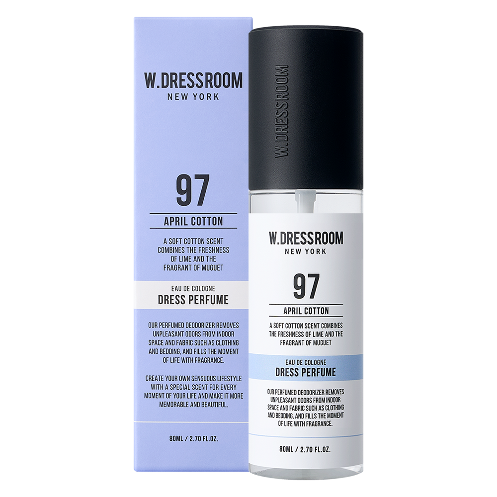 W.Dressroom No.97 April Cotton Clear Perfume 80ml | Korean – JTORY ...